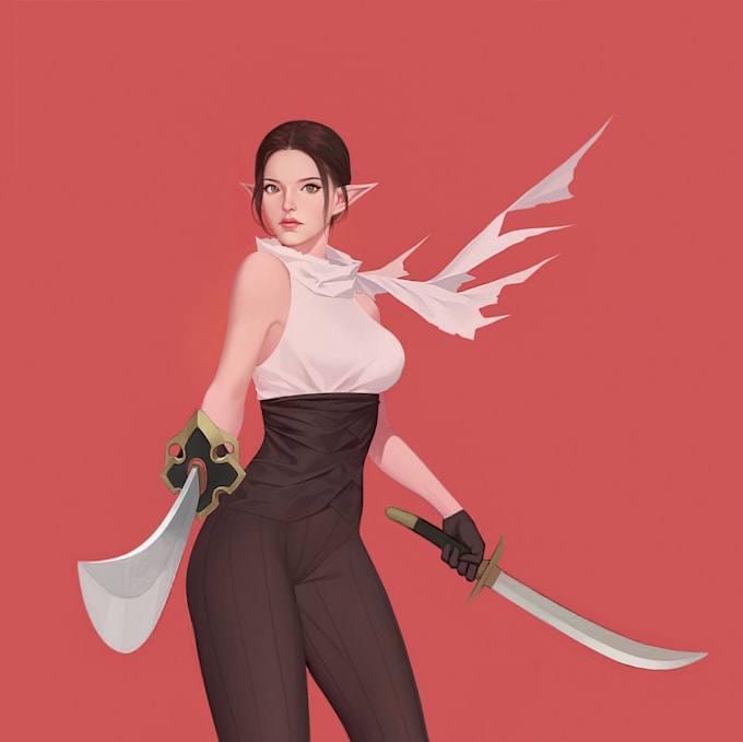 Create a semi realistic character by Stephen_vu | Fiverr