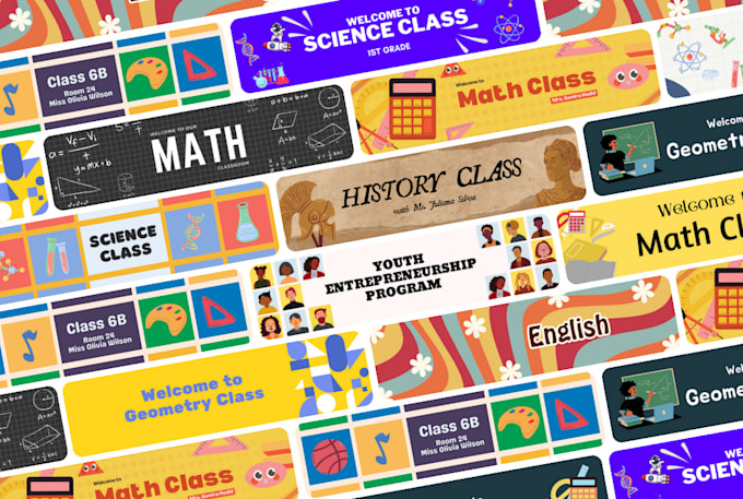 Design amazing google classroom banners or header images by Jay194 | Fiverr