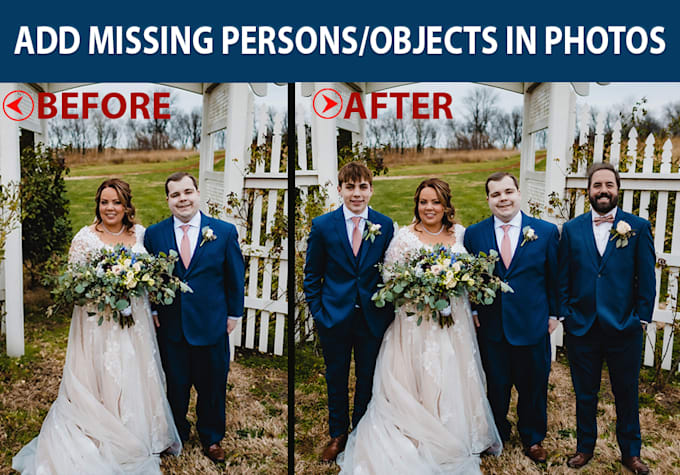 Merge, composite, combine, two or more images into one photo by ...