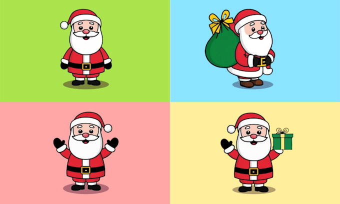 Design simple cute 2d cartoon characters by Maryamyasm | Fiverr