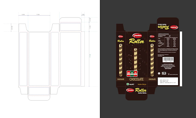 Make dyeline templates for custom packaging boxes, bags by Sajithknt ...