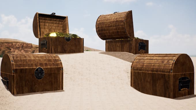 3d model low to high poly environment assets by Justin_hoshue | Fiverr