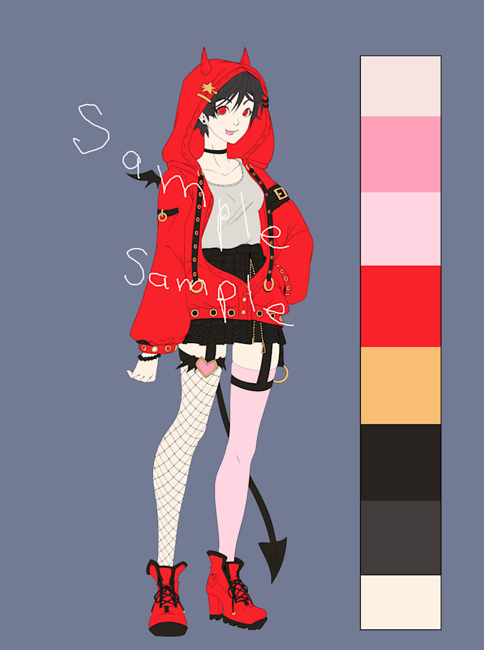 Draw your oc how you like by Obsidanlace | Fiverr