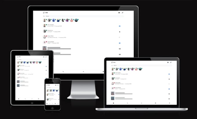 Make chat messenger app html template by Rioagungpurnomo | Fiverr