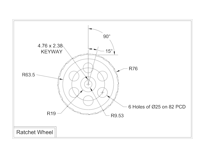 Make 2d mechanical drawing by Vishal_masi | Fiverr