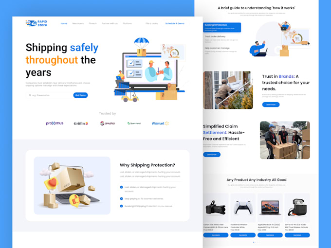 Create, design, clone modern wordpress business website and landing page by Galib_dev | Fiverr