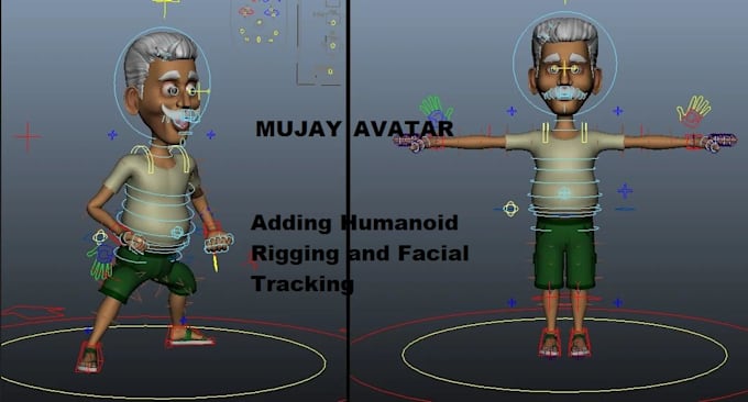 Rig 3d character for animaze by Mujay_avatar | Fiverr