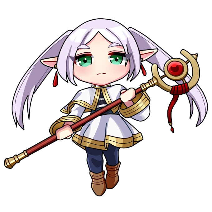 Draw any character into chibi style by Kocengpasar | Fiverr