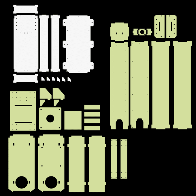 Make cnc milling ymc 2040 design file dfx by Iand234 | Fiverr