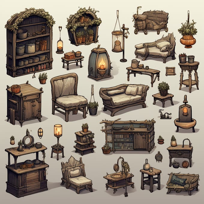 Create game concept art using midjourney ai by Petru_huja | Fiverr