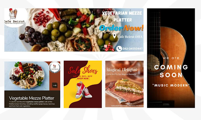 Create an amazing eye catching web banner designs by Ahmad4717 | Fiverr