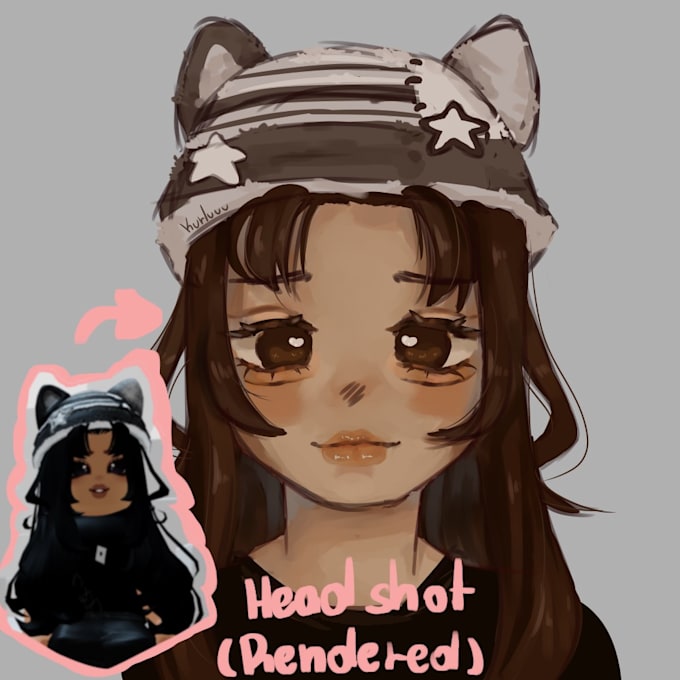 Draw your oc or roblox avatar in my style by Miuumii | Fiverr