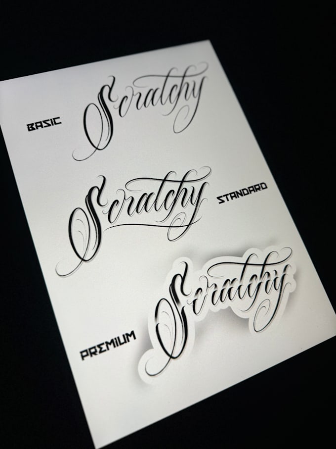 Create your custom lettering name tattoo design by Jj_ink | Fiverr