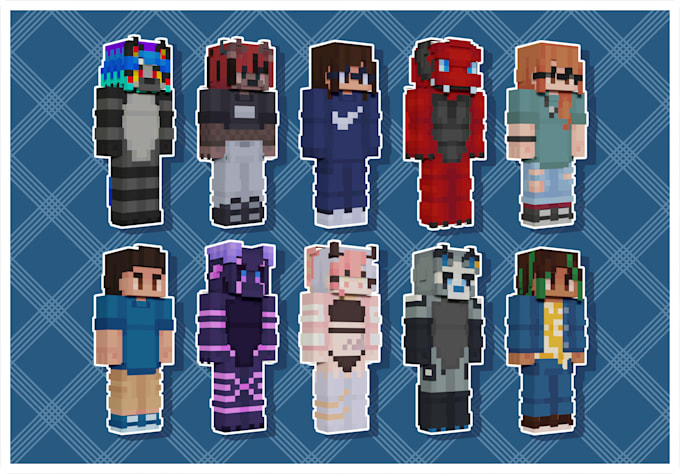 Create your minecraft skin by Cactiitowne | Fiverr