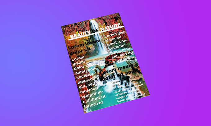 Make advance unique magazine design by Masum22222 | Fiverr