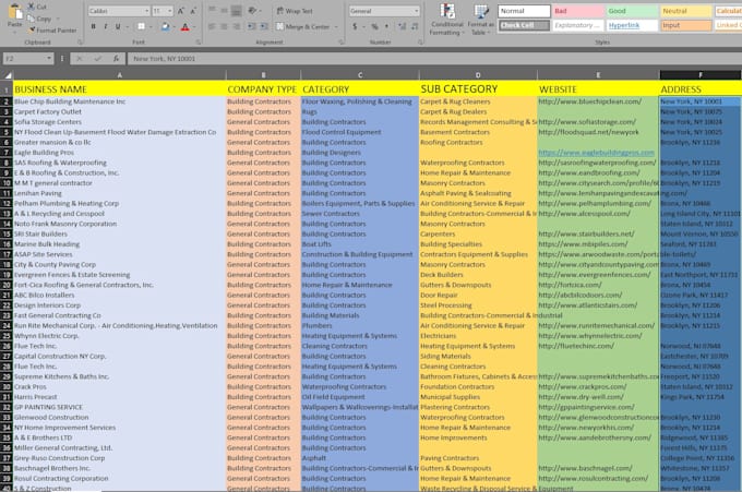 Do excel data entry, copy paste, typing, pdf conversion by F_rahaman ...