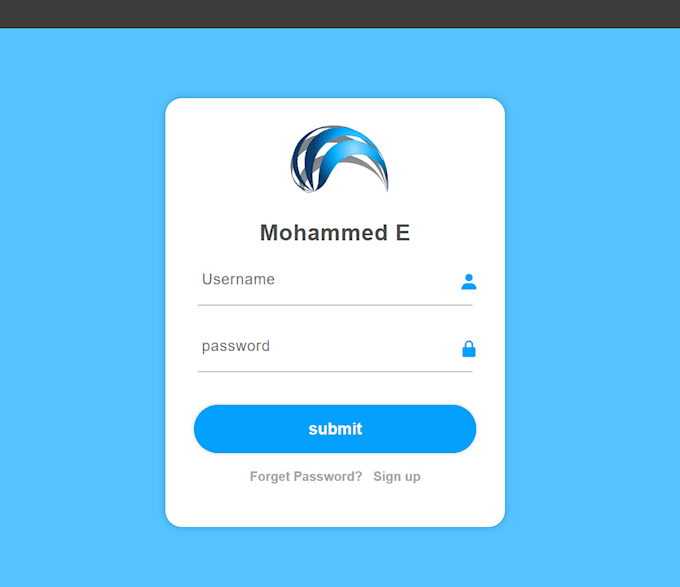 Create login page for an enhanced user experience by Mohammedellouza | Fiverr