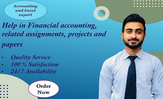 Solve financial accounting assignments, projects, and papers by Excel ... Solve financial accounting assignments, projects, and papers by Excel ...