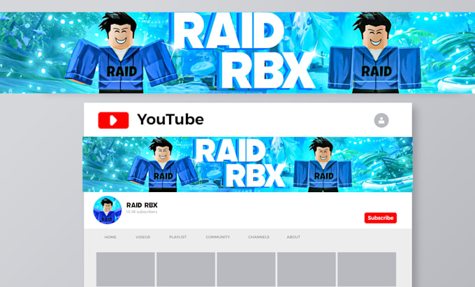 Make design roblox banner plus free pfp by Walidrboh319 | Fiverr