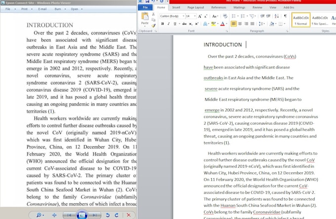 Convert scan and pdf to word typing by Monirhossen926 | Fiverr