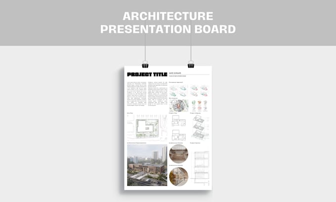 Design an architectural presentation board by Nazliergunmimar | Fiverr