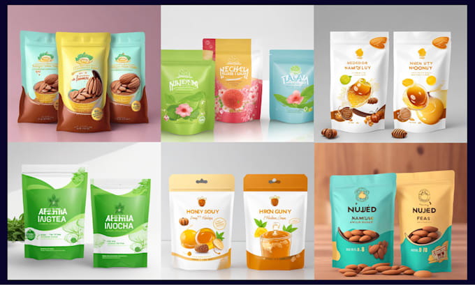 Design premium pouch labels, food pouches, chips packaging by ...