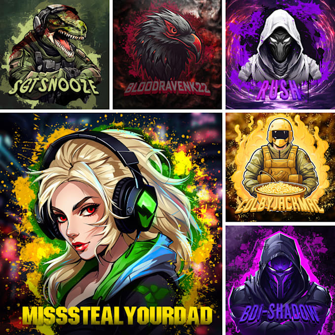 Make you a gamertag logo in my style by Joshwmedia | Fiverr