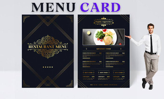 Design prospectus, brochures, flyers, book cover, manu card, by ...