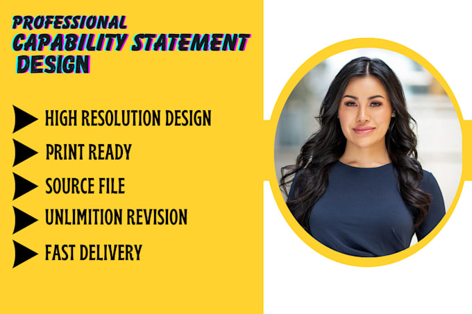 Design creative capability statement, flyer, bifold brochure, business ...