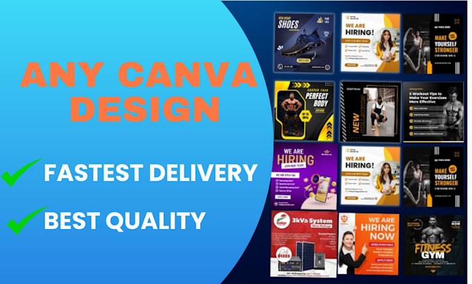 Be your perfect canva template expert by Creative_sna | Fiverr