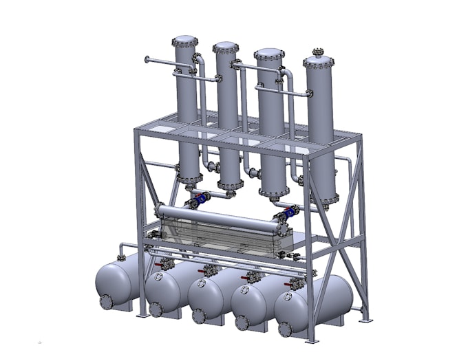 Machinery mechanical industrial design on solidworks 3d cad by ...