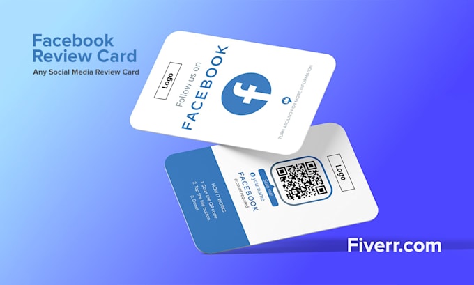 Do google or social media review card, business card 7hors by ...
