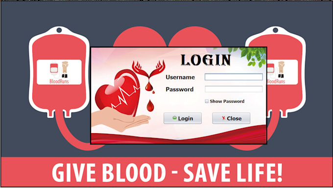 Blood bank management system project using java and database by Himanshusing978 | Fiverr