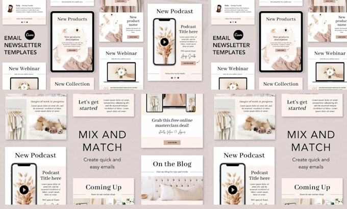 Design canva,figma,mailchimp,klaviyo,brevo email newsletter template in ...