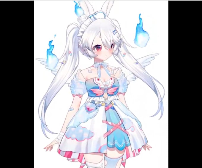 Design and rig high quality live2d model for vtuber, drawing and rigging by Asenath_isis | Fiverr