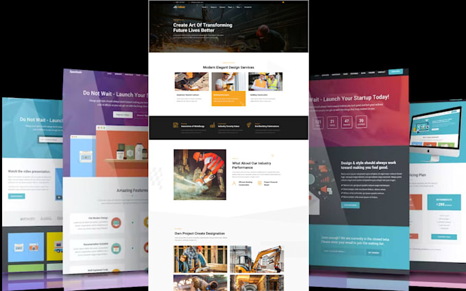 Build wordpress website design, redesign, landing page, woocommerce development by Webdev_sharif ...