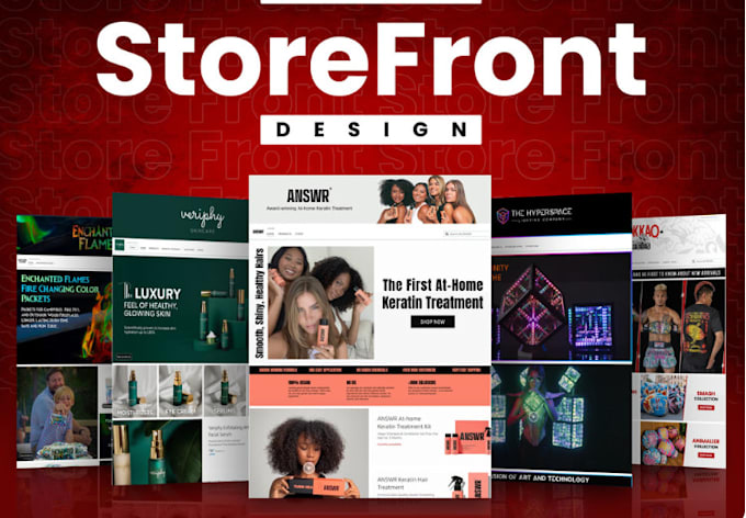 Design stunning amazon brand store storefront design amazon store set ...