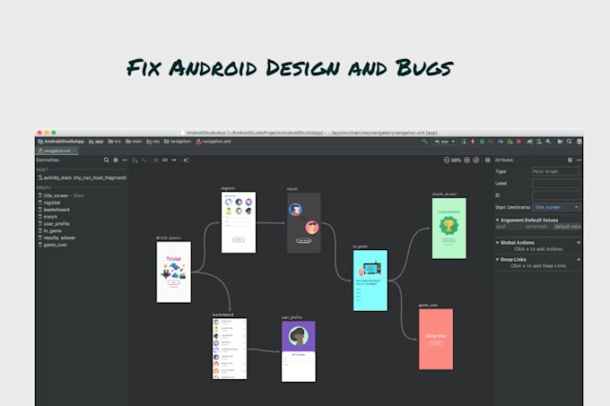 Provide a consultation and bug fixing of the android native app