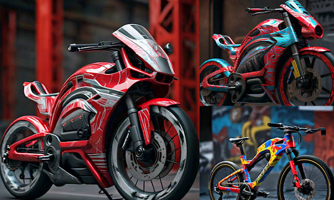 Design professional and eye catching custom racing motorcycle wrap ...