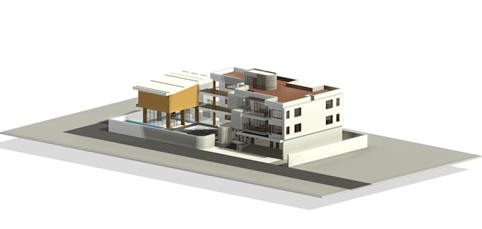 Revit bim 3d model by Project_d21 | Fiverr