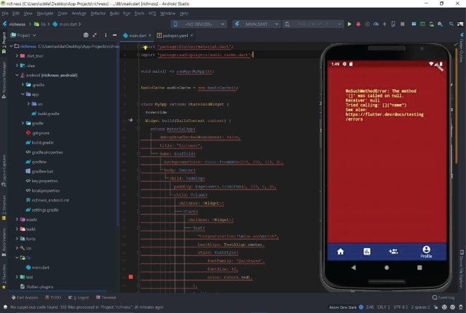 Fix flutter bug, flutter error and add features in your flutter app by ...