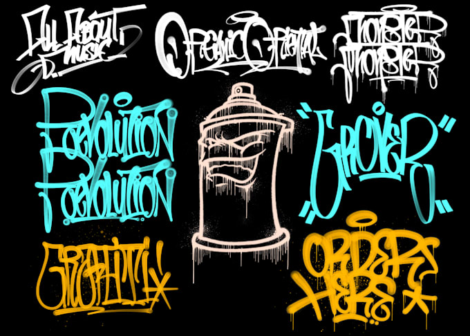 Create graffiti tags with spray texture for your logo by Alwayslurkin ...