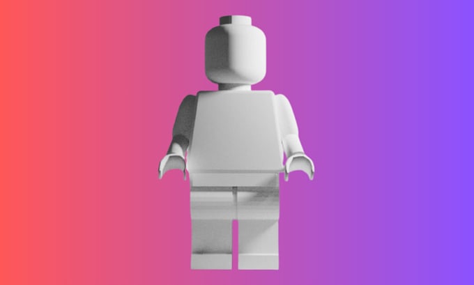 Design 3d lego model lego art character 3d roblox with texture rig and ...