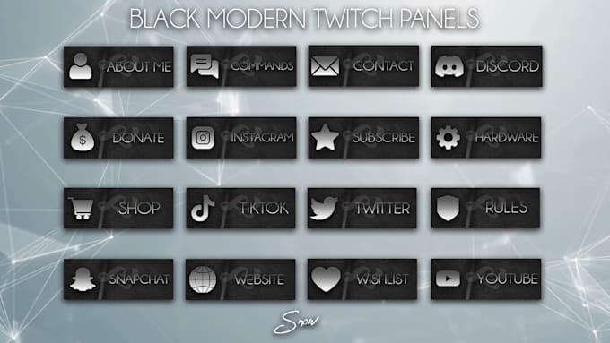 Create custom twitch panels by Reely1337 | Fiverr