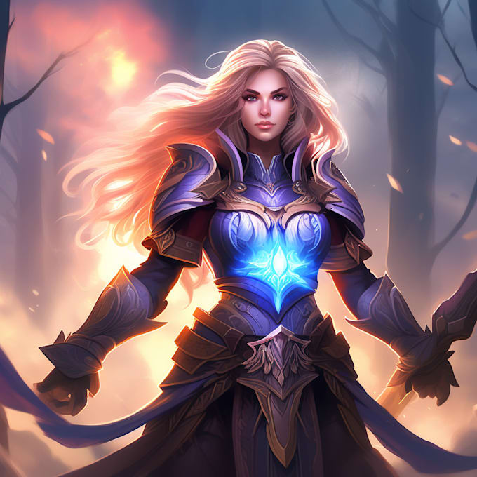 Draw your dnd fantasy character, oc, world of warcraft by ...