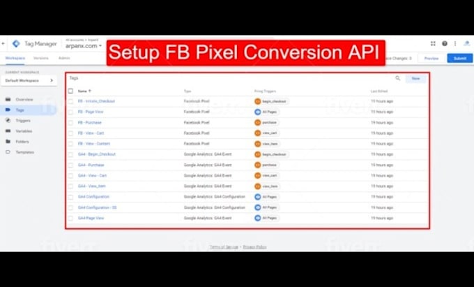 Setup facebook pixel shopify, conversion api, google analytics or fix ...