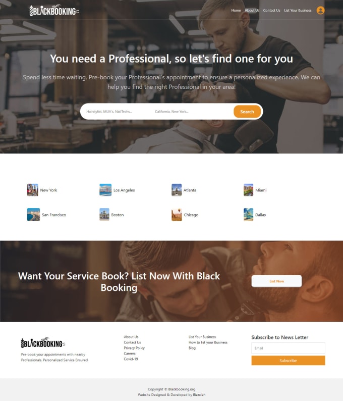 Be your web developer and web designer by Razashah_01 | Fiverr