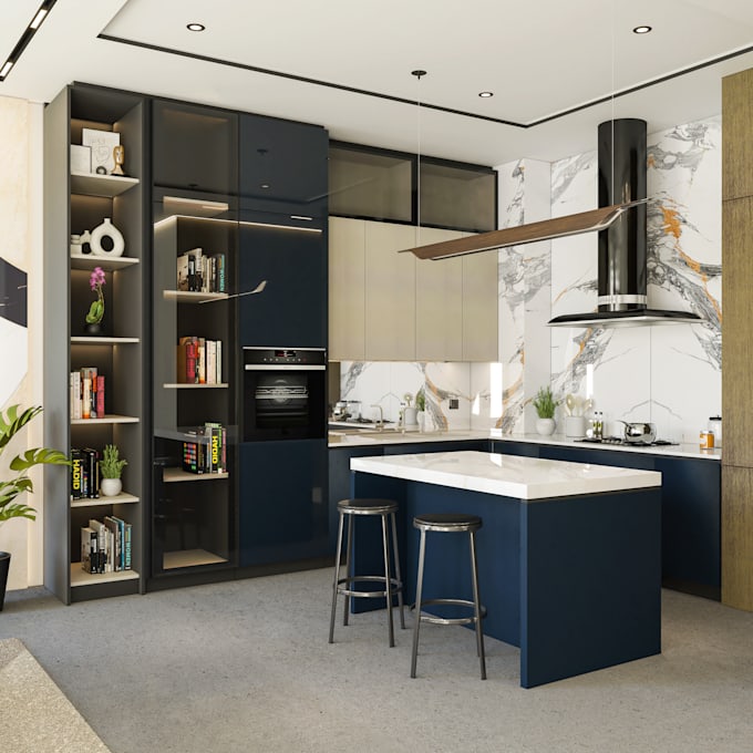 Create exclusive photorealistic 3d interior visualization by Kristantotjah | Fiverr