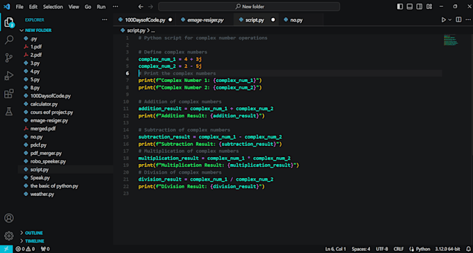 Make a python script for you by Porbot_saha | Fiverr