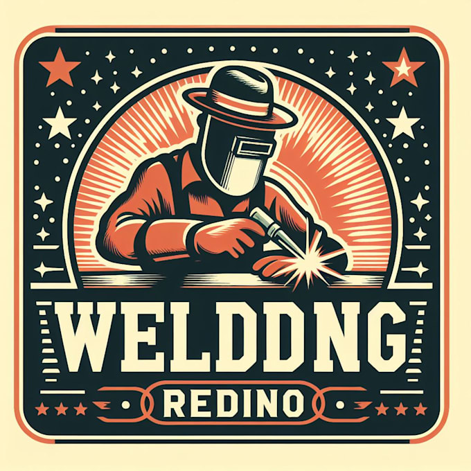 Create retro vintage welding logo for you in one day by Ranto_loce | Fiverr